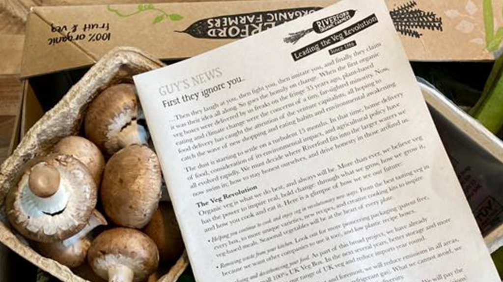 Riverford Organic Farmers – Good Eggs – Creative Agency